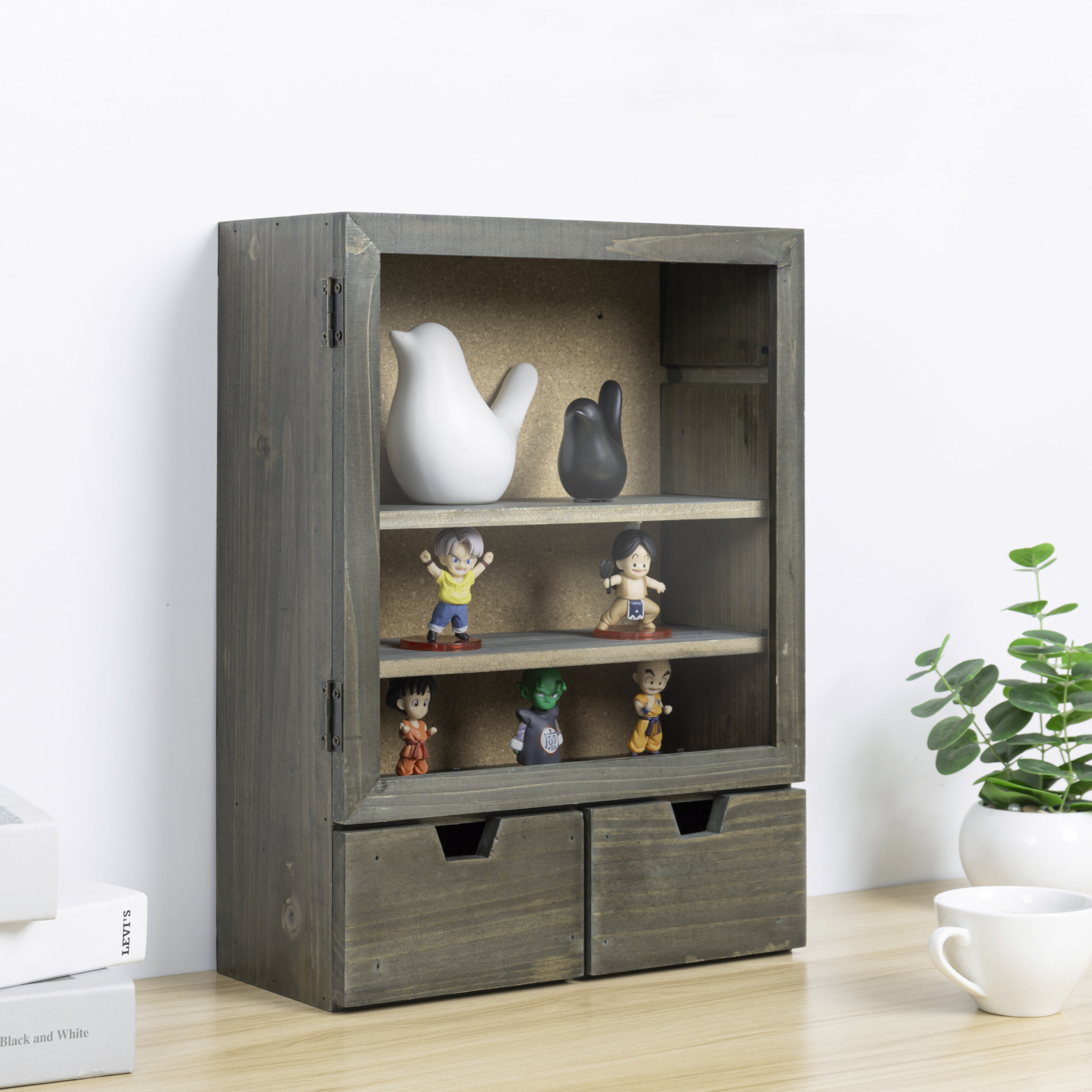 MyGift Wall Mounted Shadow Box Wood Display Case - Wayfair Canada