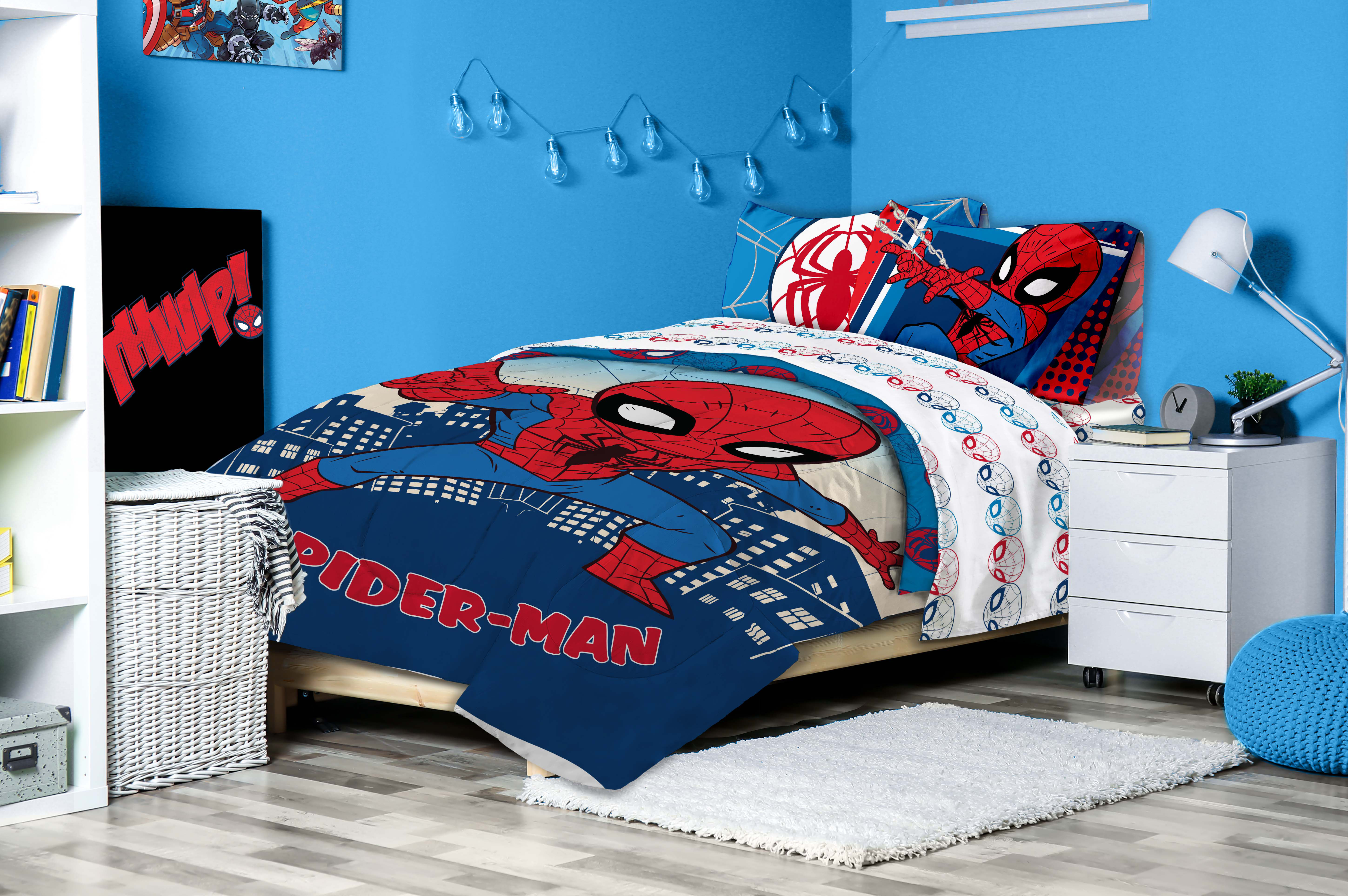 Marvel Spidey & His Amazing Friends Go Spidey Twin Bed Set w/ Sham ...