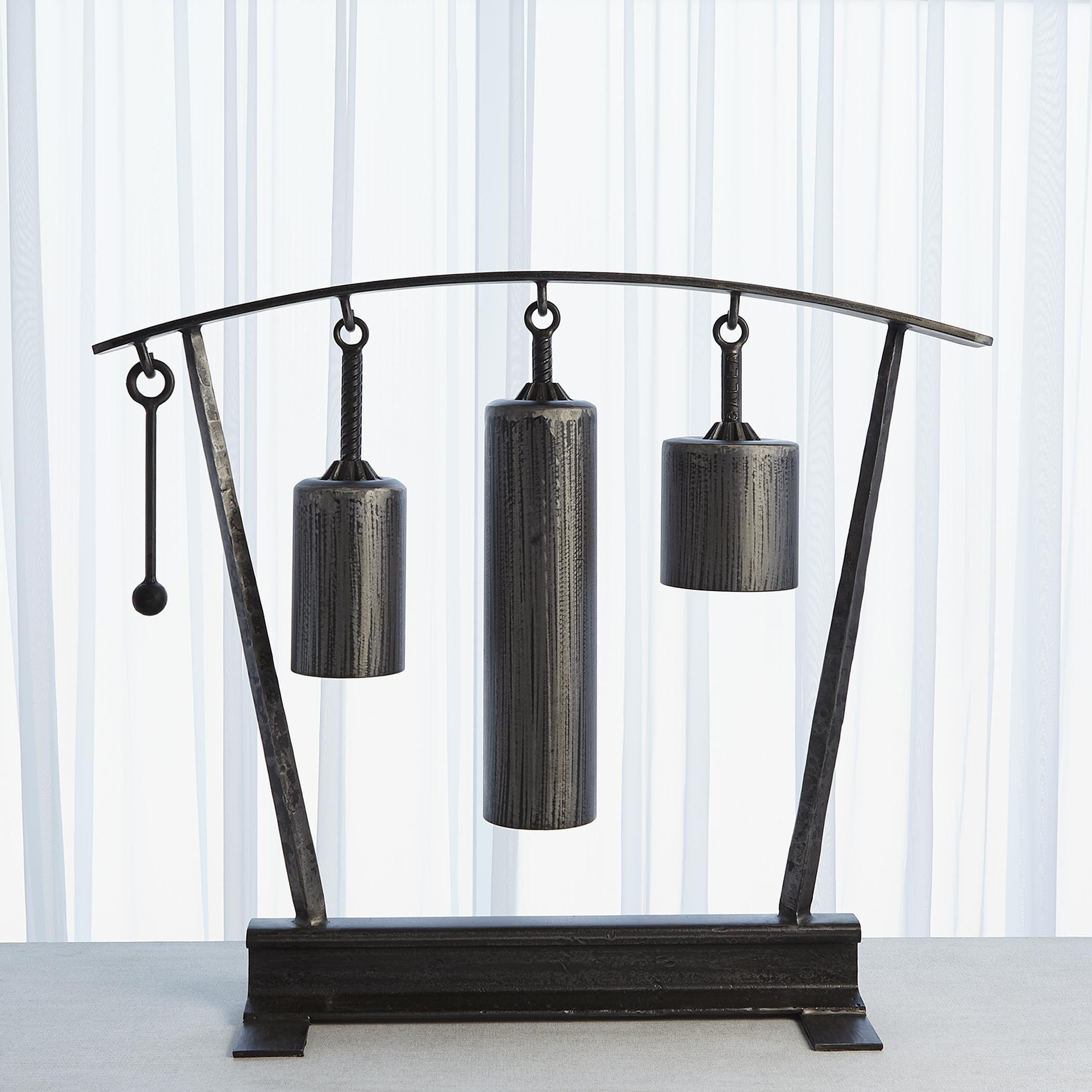 Studio A Home Three Tone Rail Sound Sculpture-Natural Iron | Wayfair