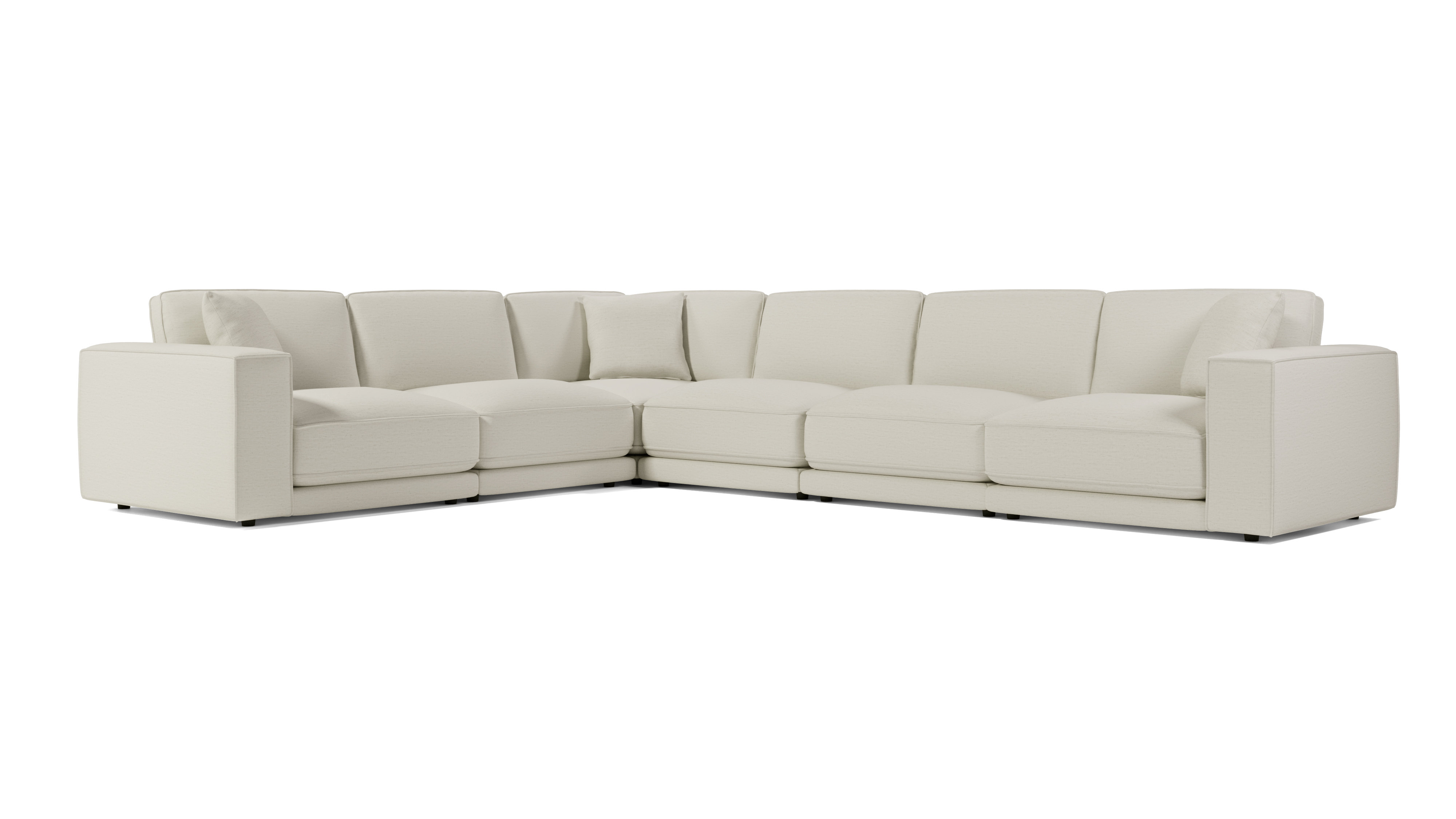 Modloft Elmore Modular Sofa 02 In Nomad Snow | Perigold