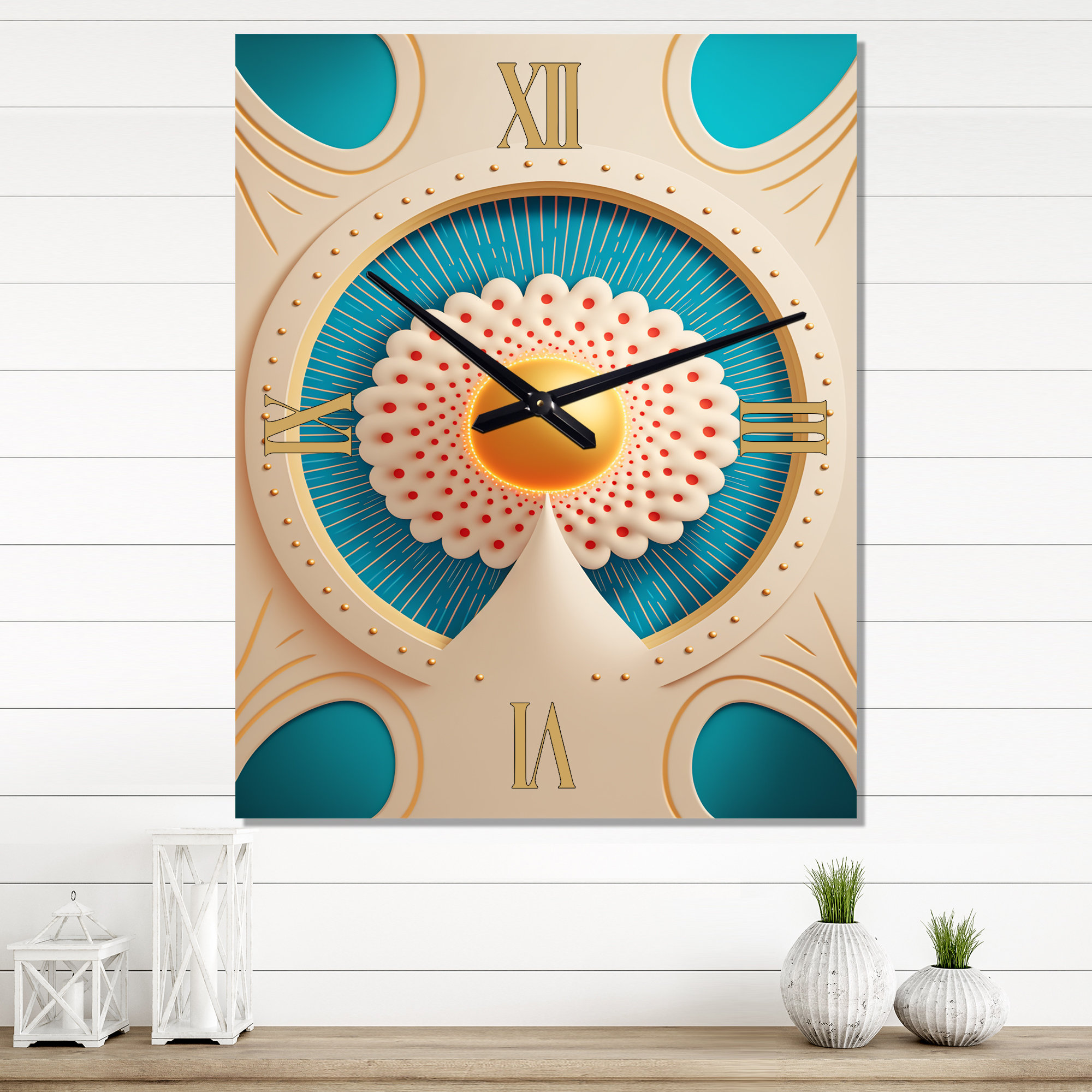 Design Art Flourishing Golden Consciousness I - Modern Abstract Very ...
