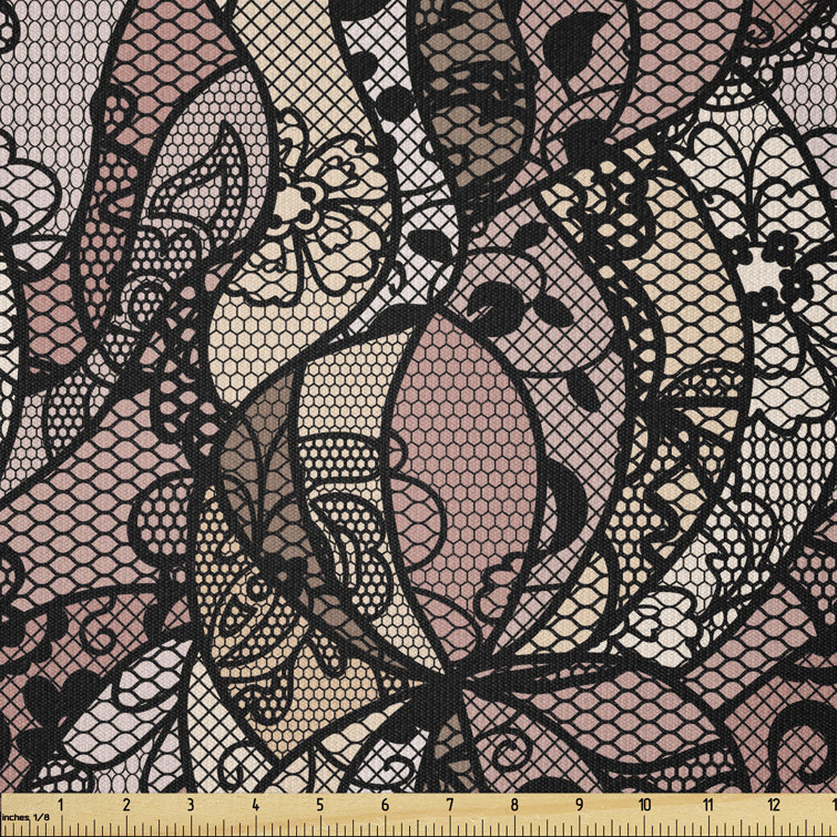 East Urban Home Derna Geometric Shapes and Floral Multi-Purpose Fabric ...