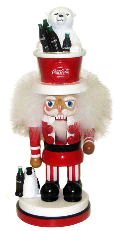 Kurt Adler Coca Cola Nutcracker with Polar Bear Hat & Reviews | Wayfair