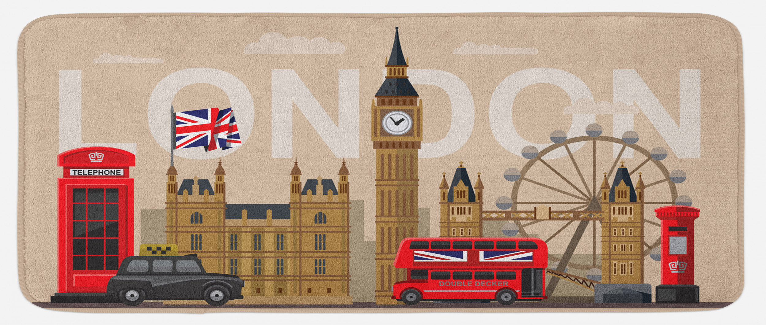 East Urban Home London Kitchen Mat - Wayfair Canada