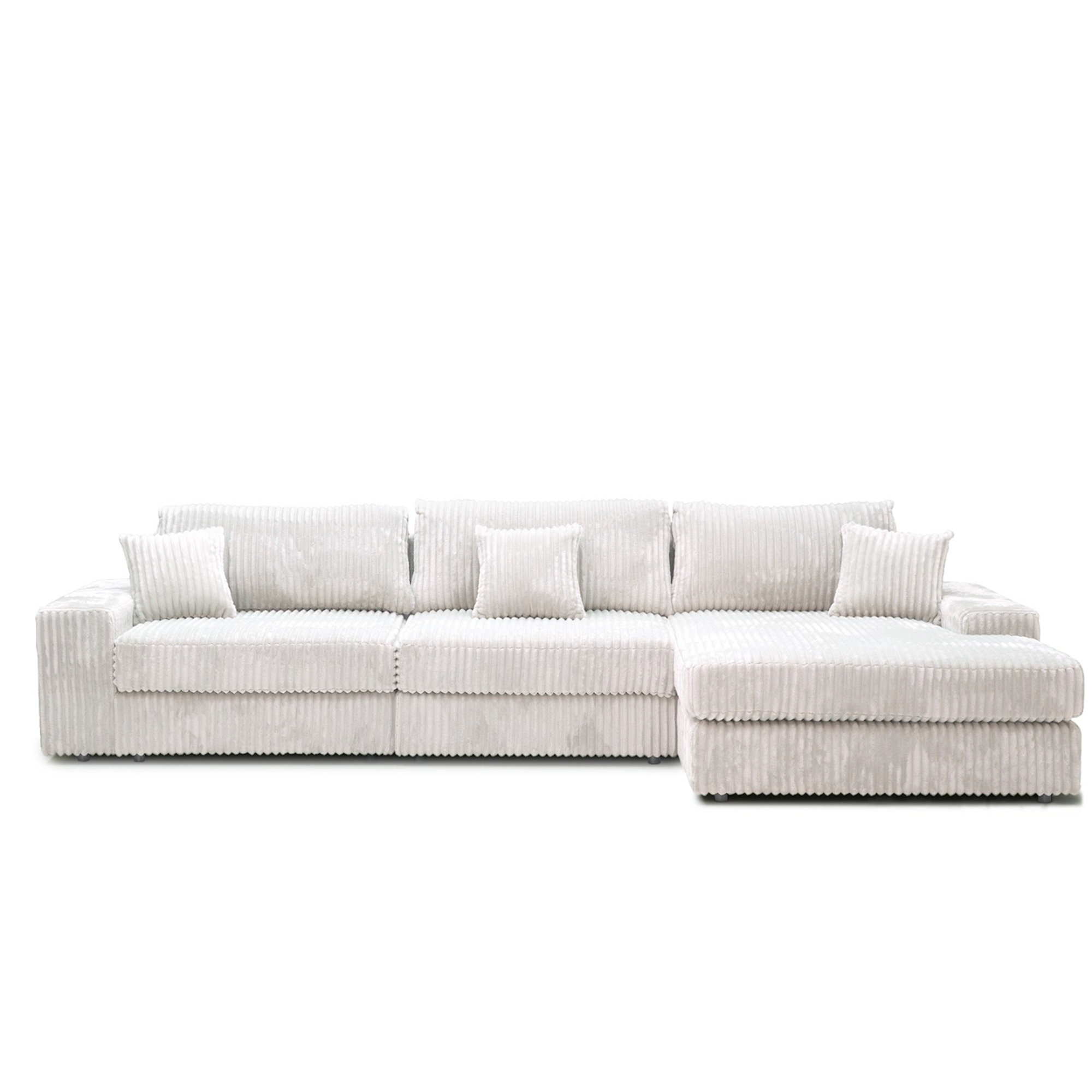 Hokku Designs Pixel Modern Modular Sofa Modular Comfort Corduroy L ...