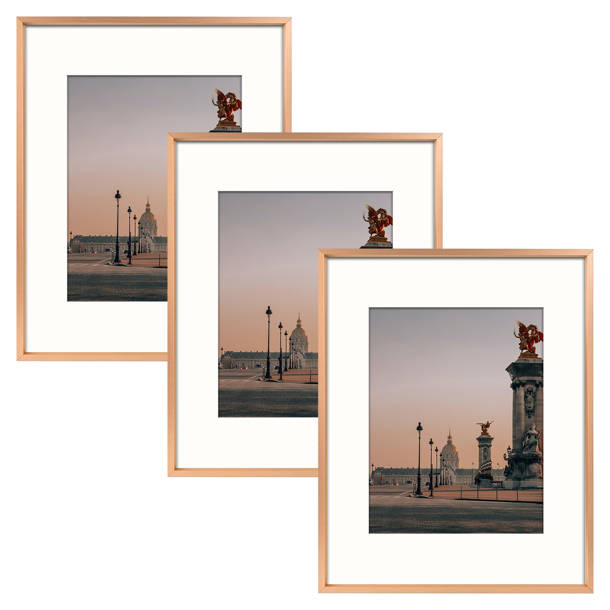Latitude Run® Ailise Gallery Wall Frame Set, Classic Metal Picture ...