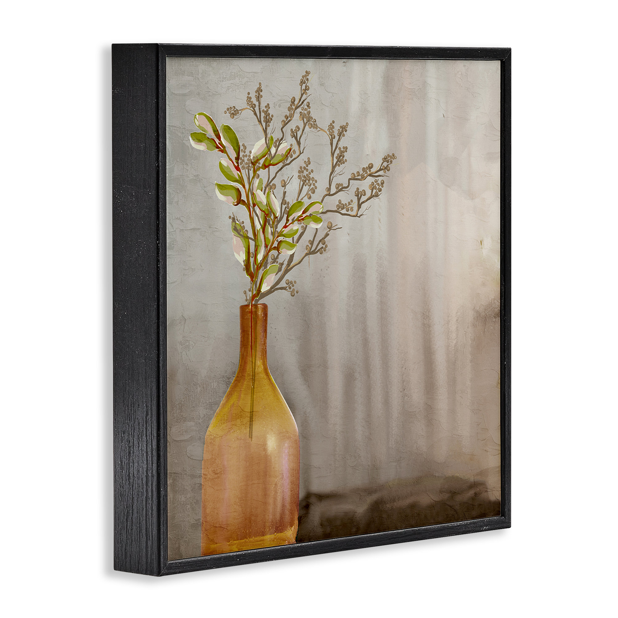 Ebern Designs Traditional Amber Vase Giclee Art by Kim Allen | Wayfair