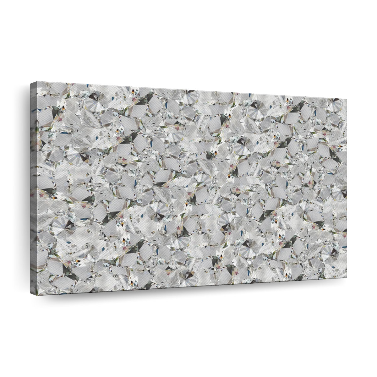 Mercer41 Microscopic View Of Diamond On Canvas Print | Wayfair