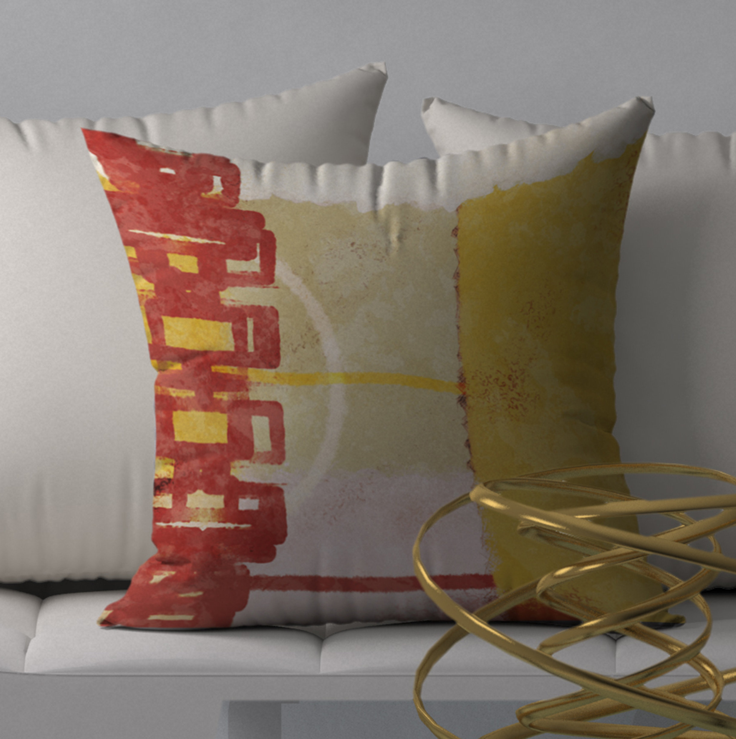 LeRoi Products Smiles Plus Square Pillow Cover & Insert | Wayfair