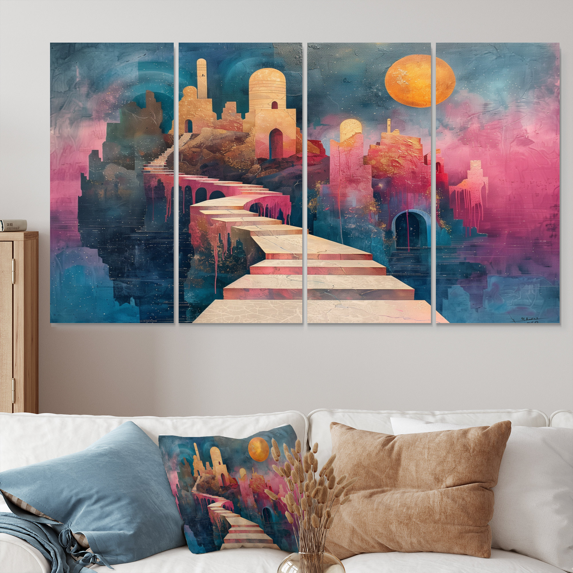 Wrought Studio Pink Blue Summer Astral Observatories - Observatories ...