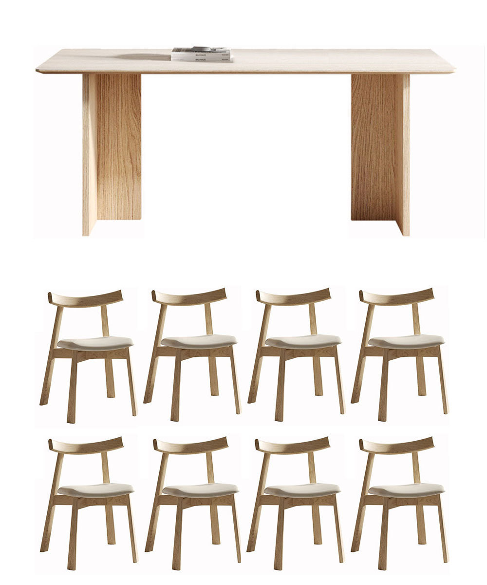 Animoe D Furniture Log cream wind cave stone rock plate table set ...