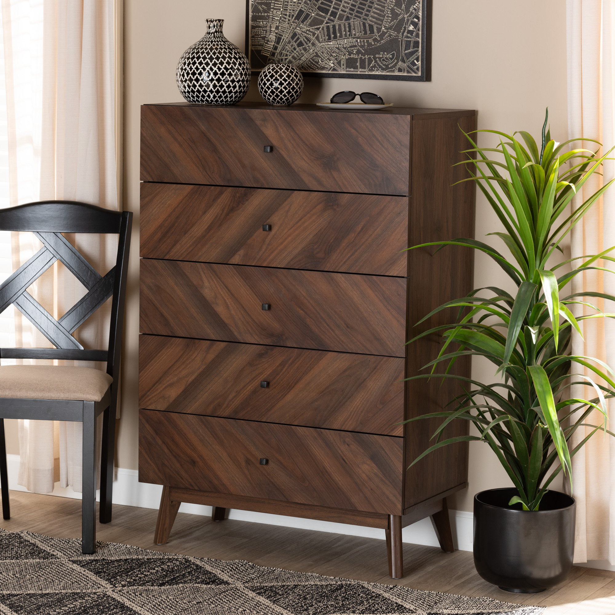 Loon Peak Meisha 5 Drawer 315 W Chest Wayfair