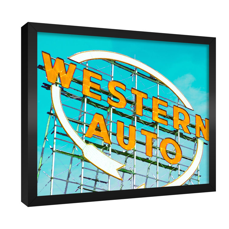 Ebern Designs Western Auto Sign, Kansas City Missouri - Canvas ...