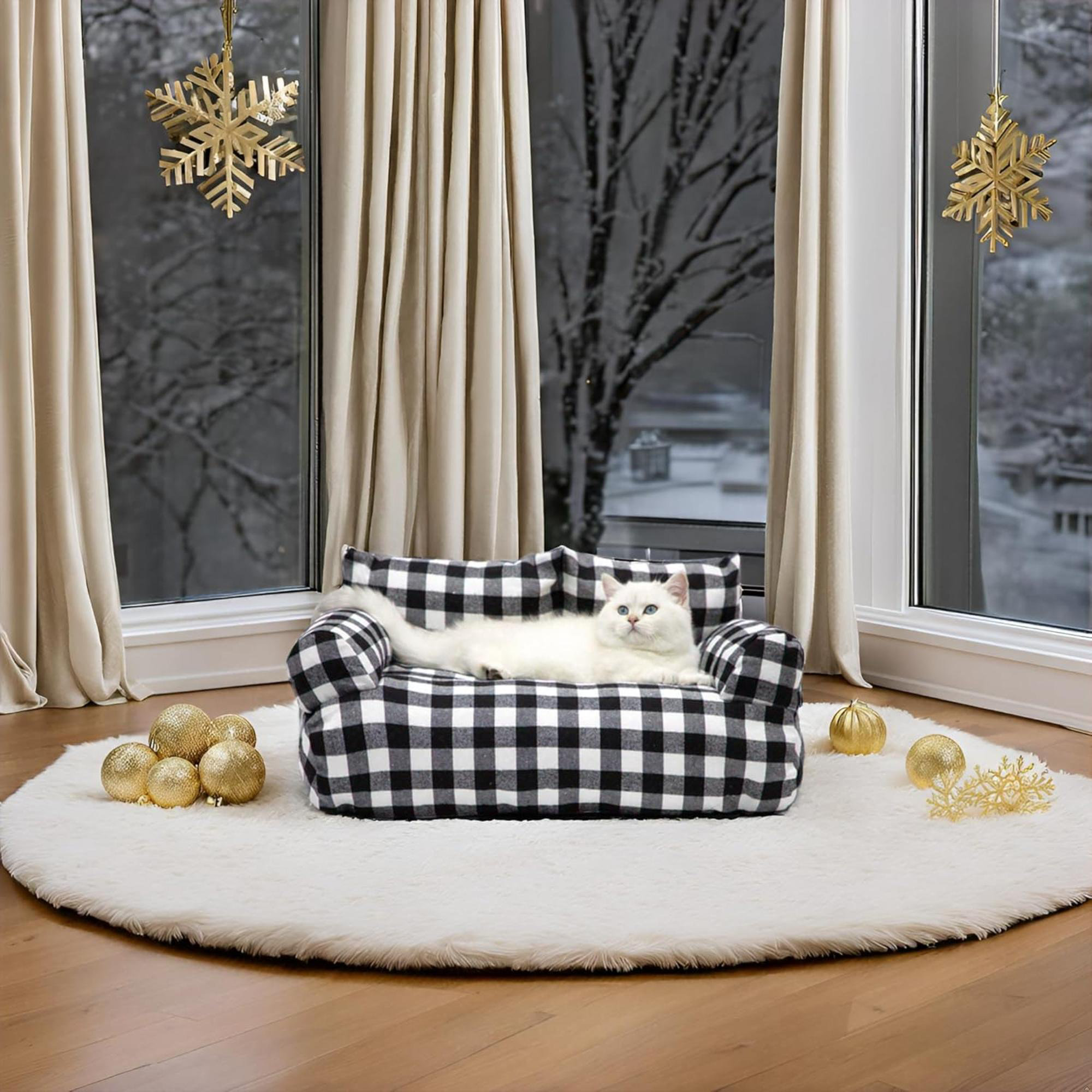 Archie & Oscar™ Lit pour animal de compagnie, lit pour chat lavable ...