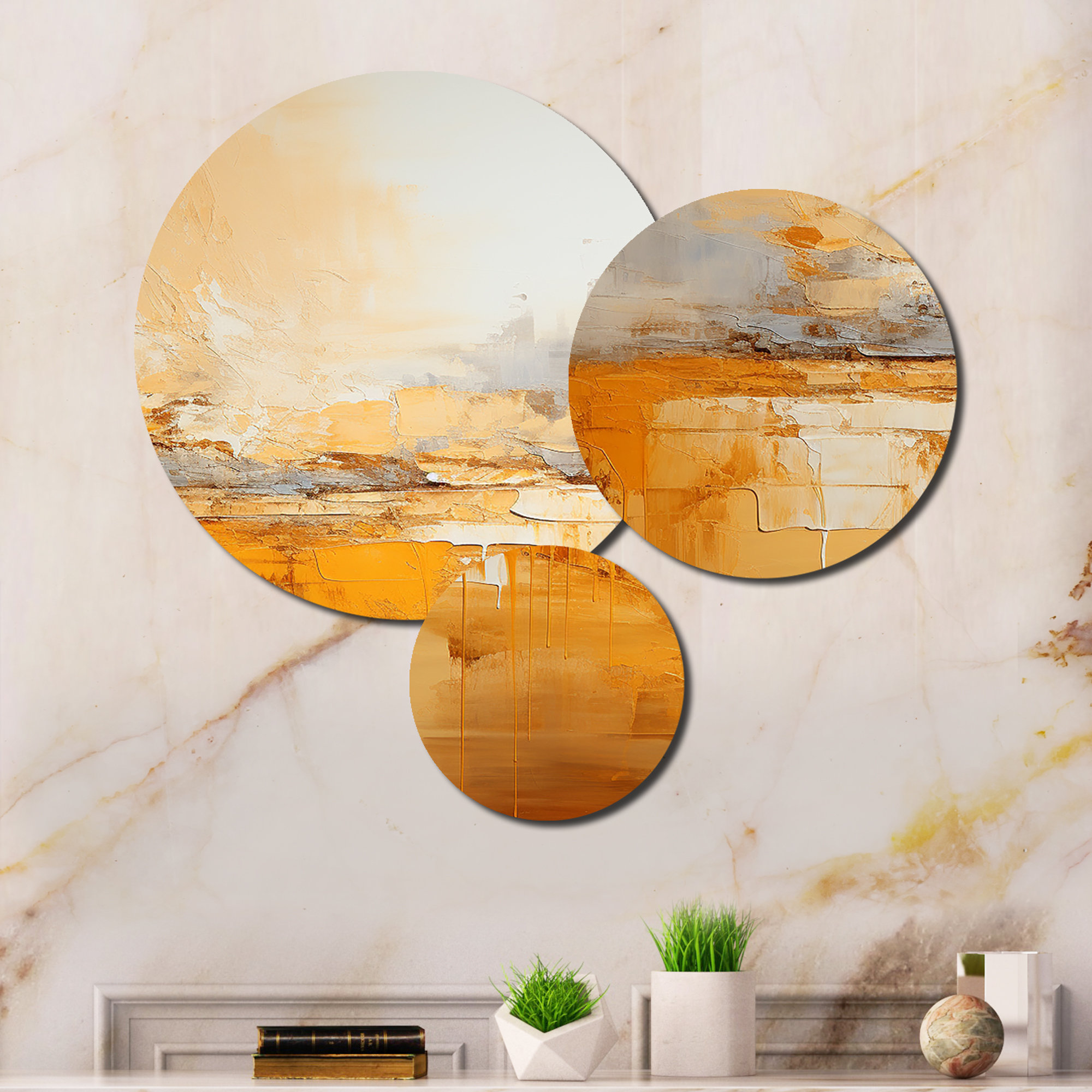 Ivy Bronx 3 Wall Decor Set Metal | Wayfair