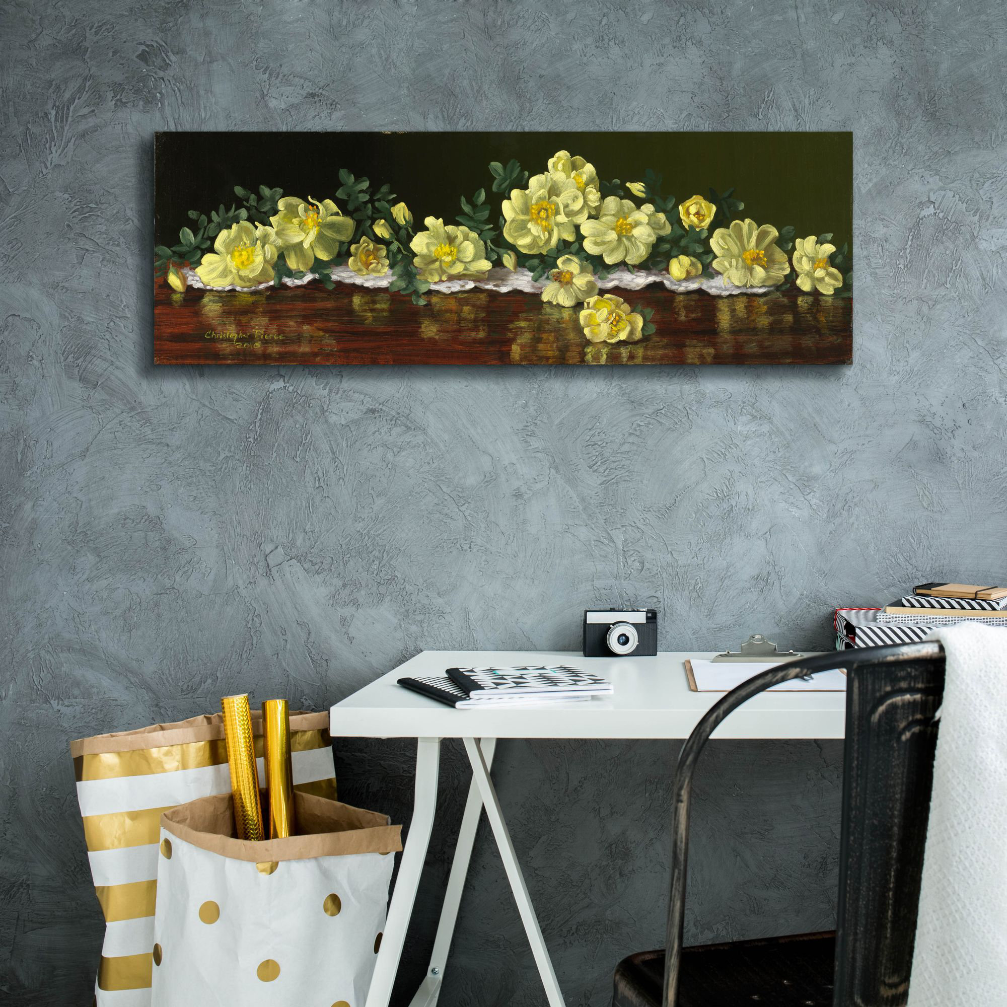 Red Barrel Studio 'Old Fashioned Roses' By Christopher Pierce Canvas ...