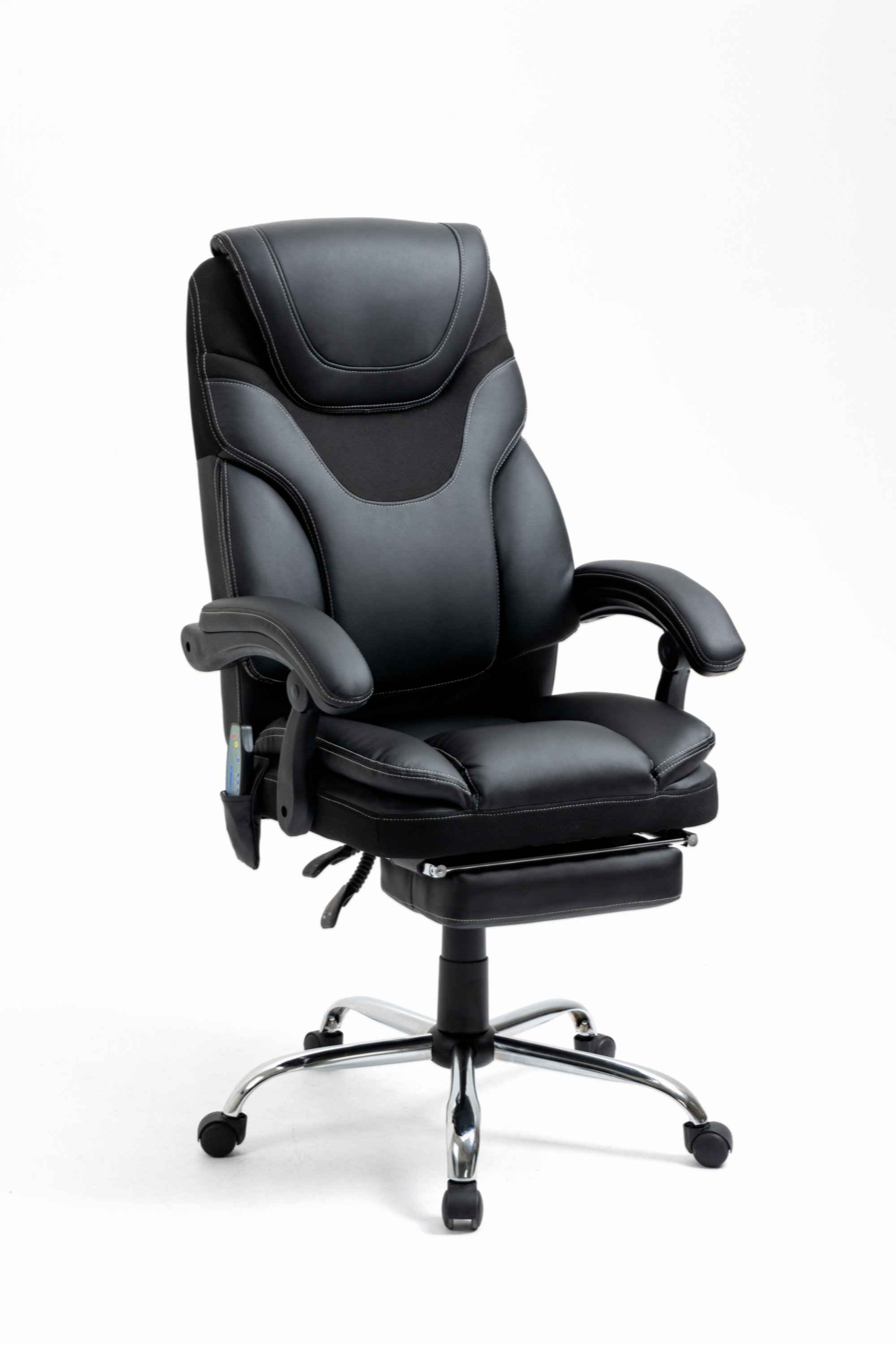 Ivy Bronx Massage Reclining Office Chair With Footrest, High Back ...