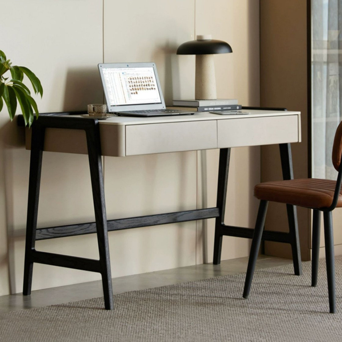 Corrigan Studio White Rectangle Stone Desks - Wayfair Canada