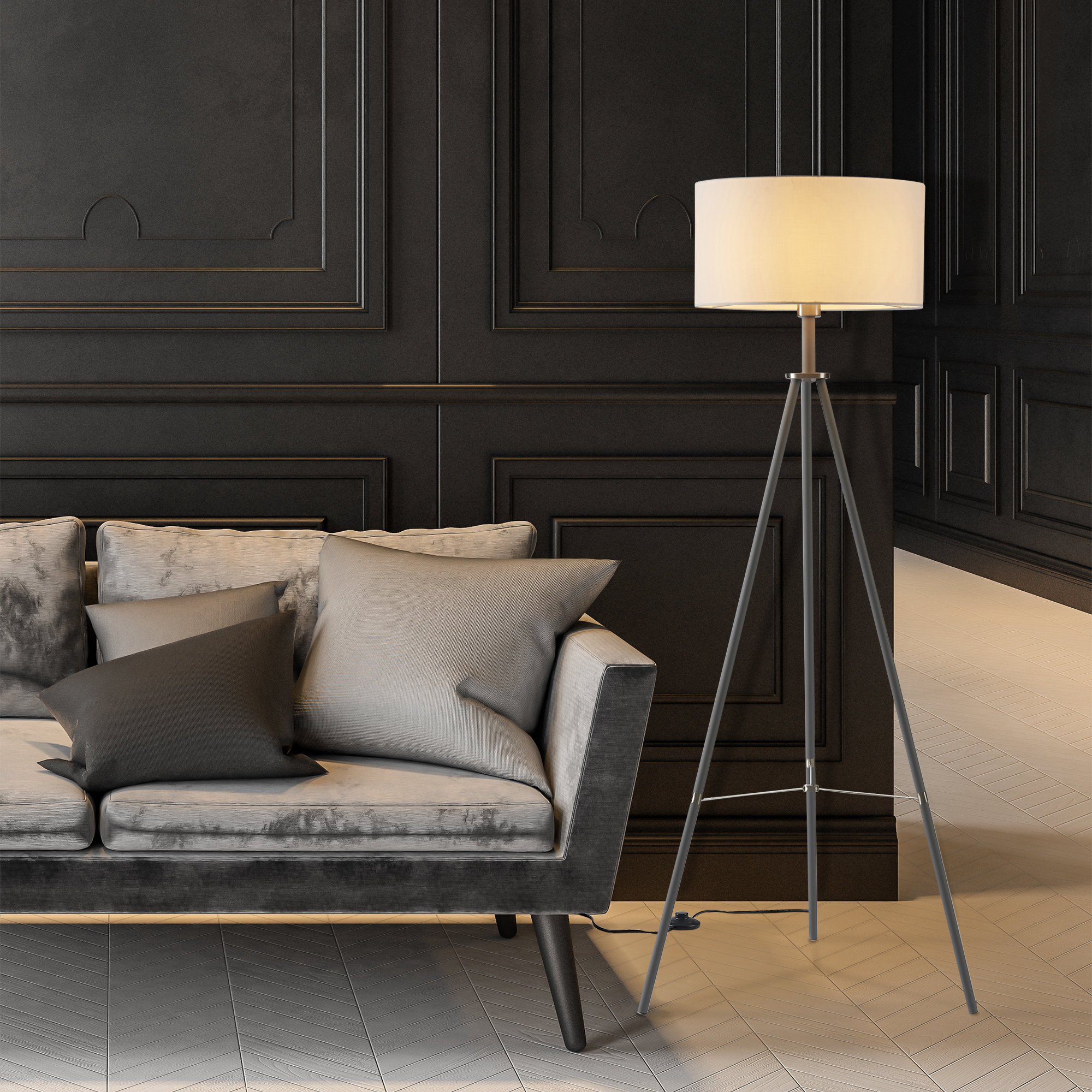 George Oliver Lampe trépied 61 po Delafield et Commentaires - Wayfair ...