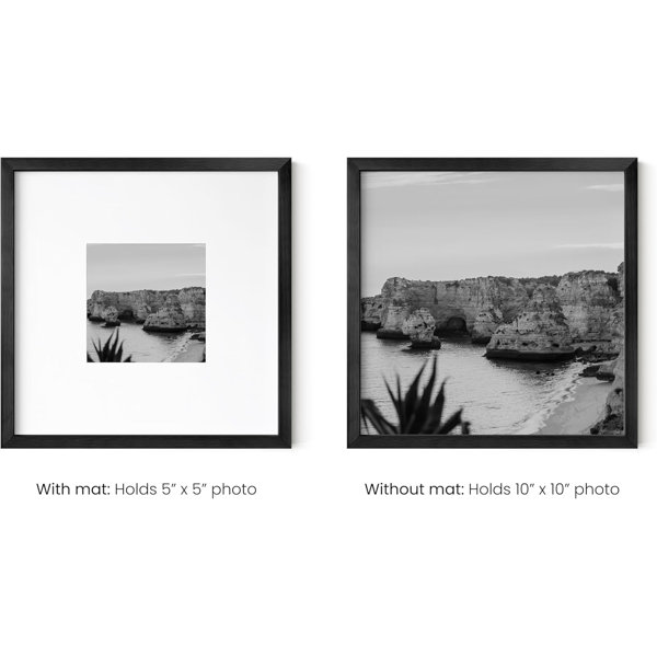 Haus and Hues Matted Square Metal Picture Frames (Set of 4) | Wayfair