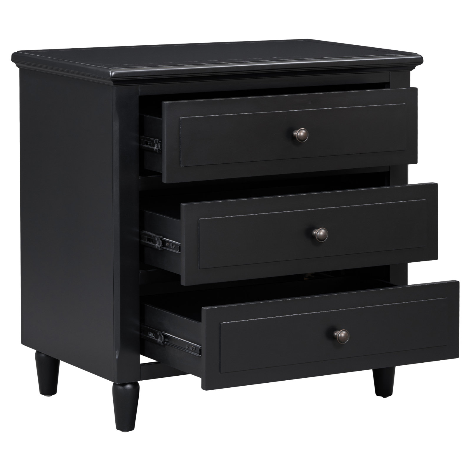 Wrought Studio™ Mid Century Modern Nightstand Bed Side Table Night Bed ...