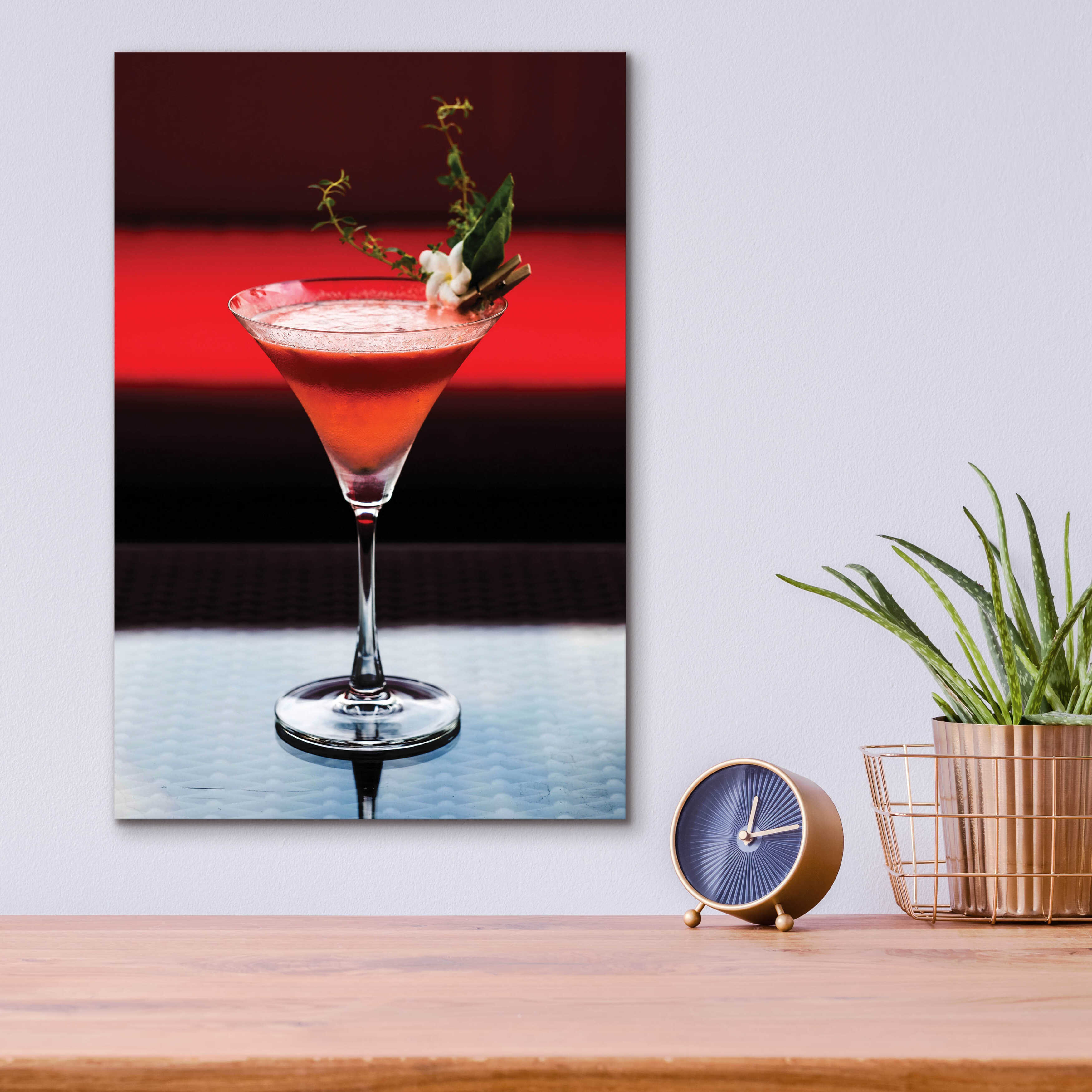 Latitude Run® ''Cocktails'' By Epic Portfolio, Acrylic Glass Wall Art ...