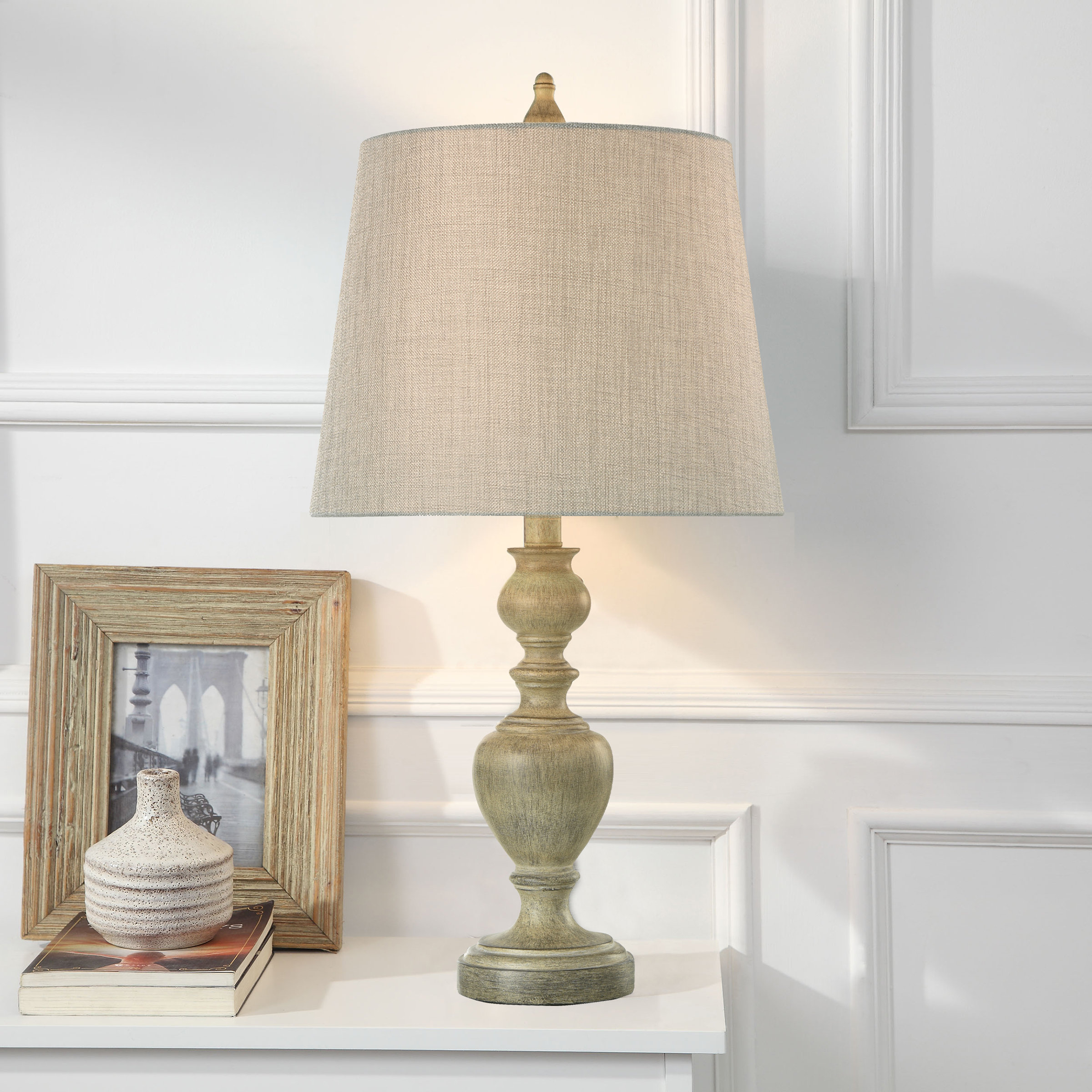 One Allium Way® Melany Resin Table Lamp & Reviews | Wayfair