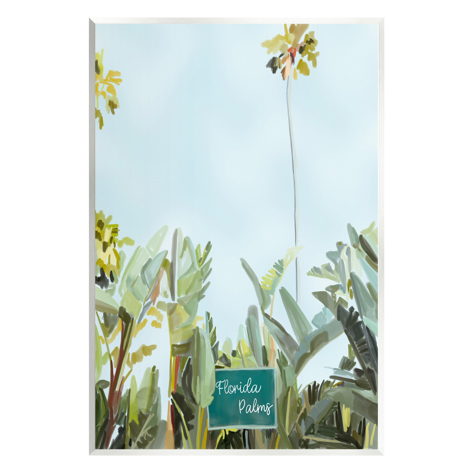 Stupell Industries Florida Palms Botanicals Canvas Wall Art Design by ...