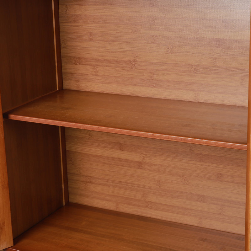 Hokku Designs Aamanee Bamboo Accent Cabinet With 2 Acrylic Doors ...