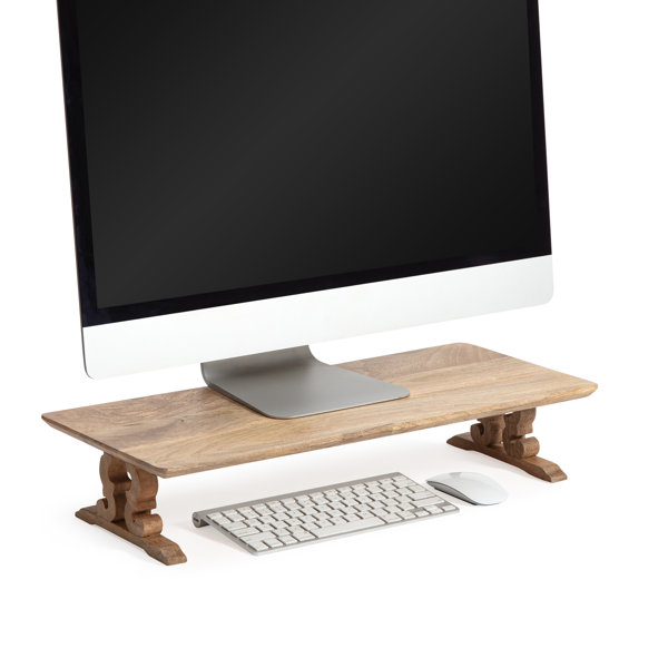 Millwood Pines Coyt Solid Wood Monitor Stand | Wayfair
