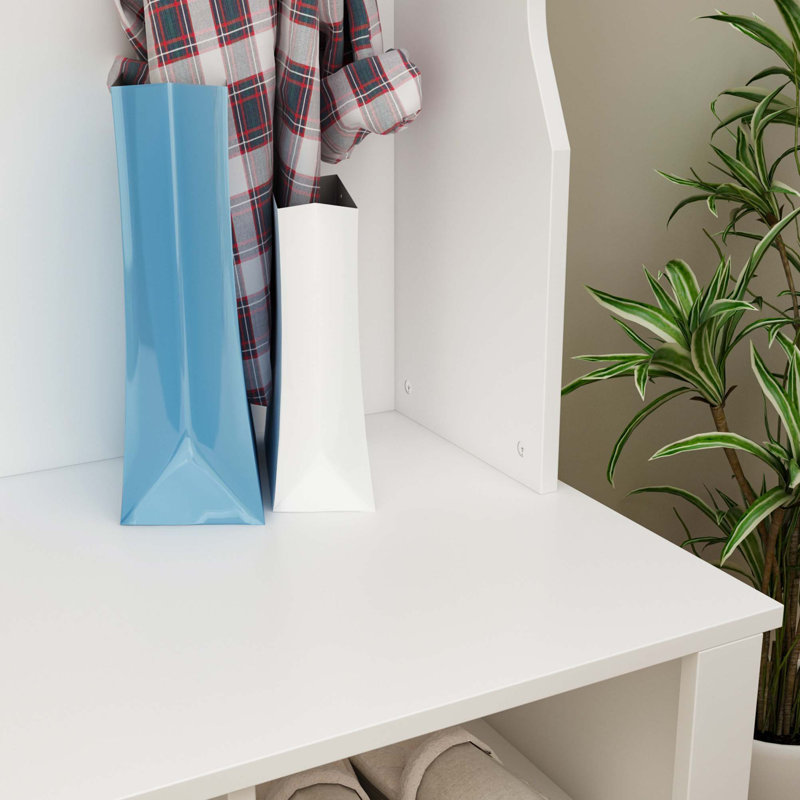 Red Barrel Studio® Hall Tree With Storage Bench, 3-In-1 Entryway Bench ...