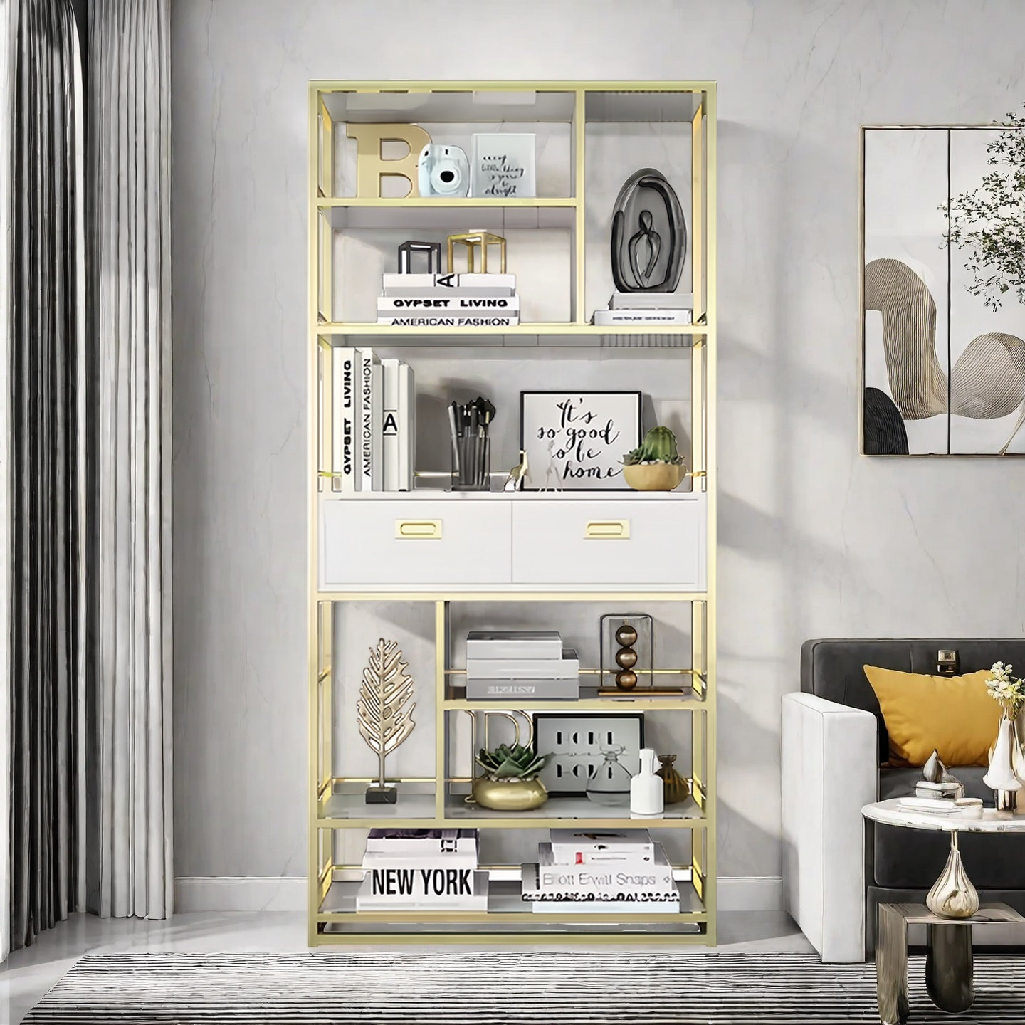 Everly Quinn A minimalist household bookcase | Wayfair