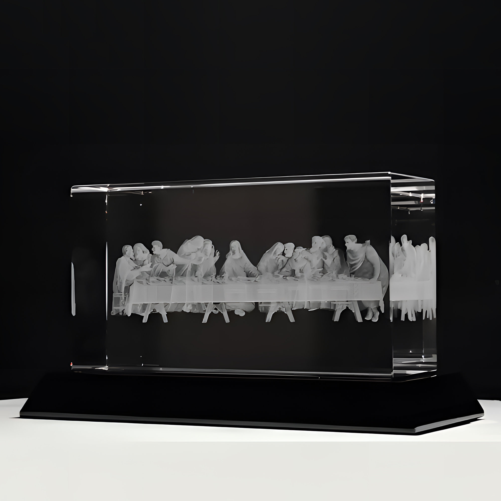 Astoria Grand 7.1 X 3.5 X 3.9 Inchs 3D Crystal The Last Supper Jesus ...