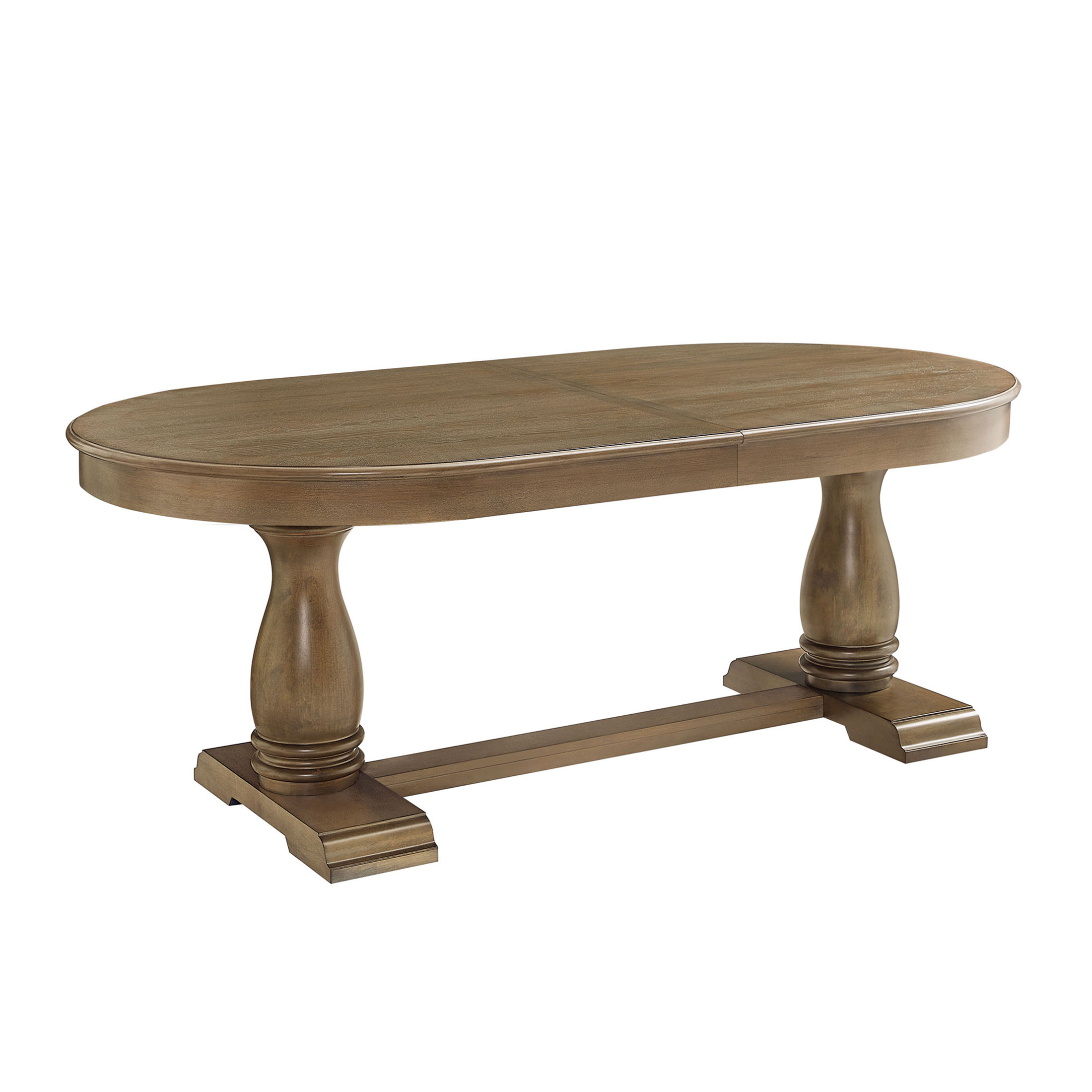 Corrigan Studio® 6-Person Extendable Curved Dining Table - Mid-Century ...