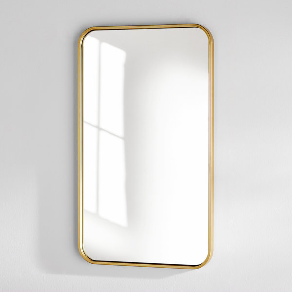 RE/FINE™ Sabine Metal Rounded Rectangle Wall Mirror & Reviews | Birch Lane
