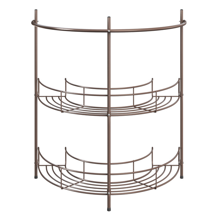 Rebrilliant Kelci-Louise Pedestal Sink Organizer -Compact Under Sink ...