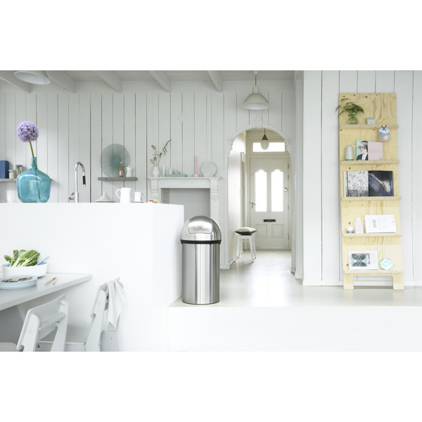 Brabantia Push Top Trash Can, 16 Gallon (60 litre) & Reviews - Wayfair ...