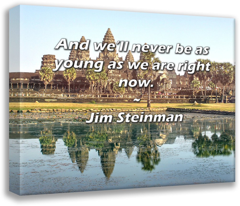 Fleur De Lis Living Artsy Quote By Jim Steinman Gallery Wrapped Canvas ...