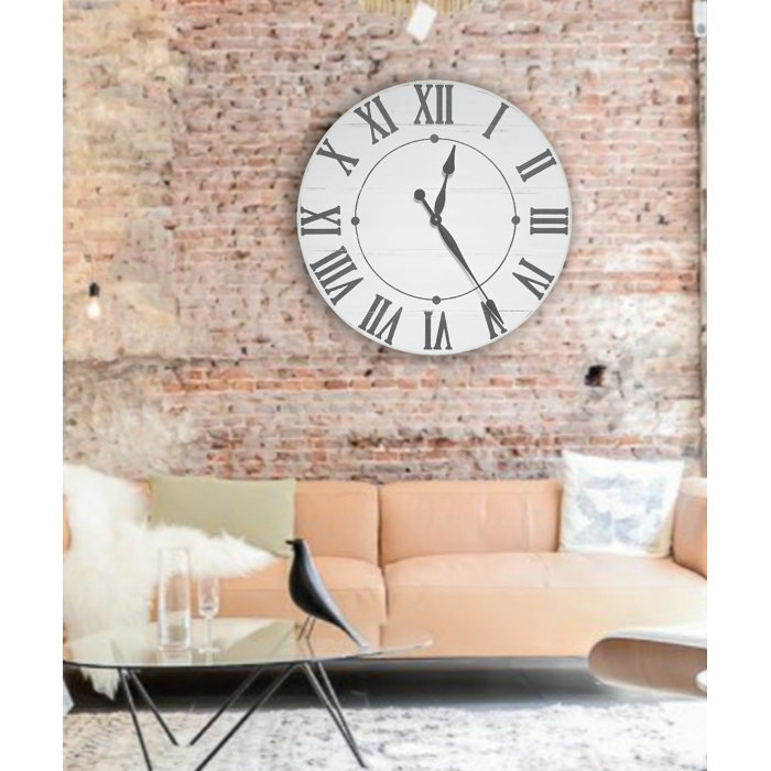 Darby Home Co Neal Wood Wall Clock & Reviews | Wayfair