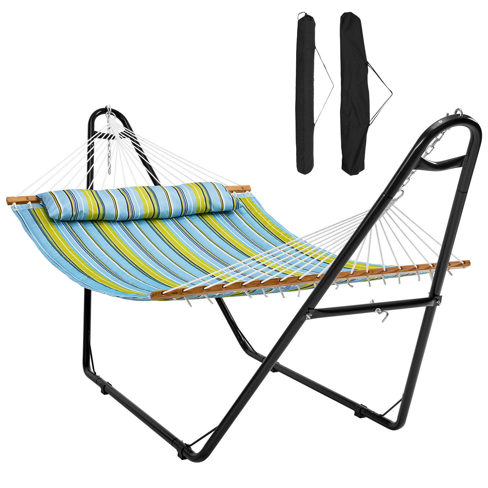Arlmont & Co. Ainagul 2 Person Classic Hammock with Stand | Wayfair