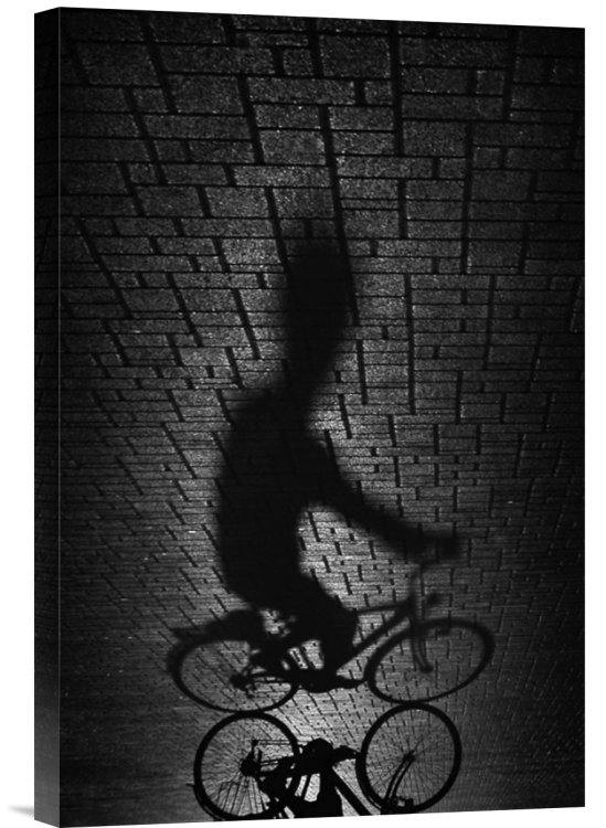 Global Gallery 'Shadow Bike' by Antonio Grambone Photographic Print on ...