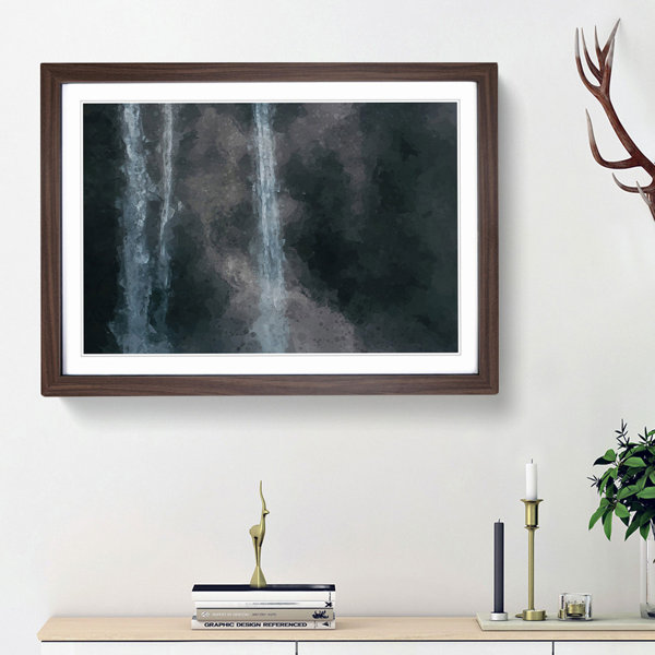 East Urban Home Mist of the Waterfall - Picture Frame Graphic Art Print ...