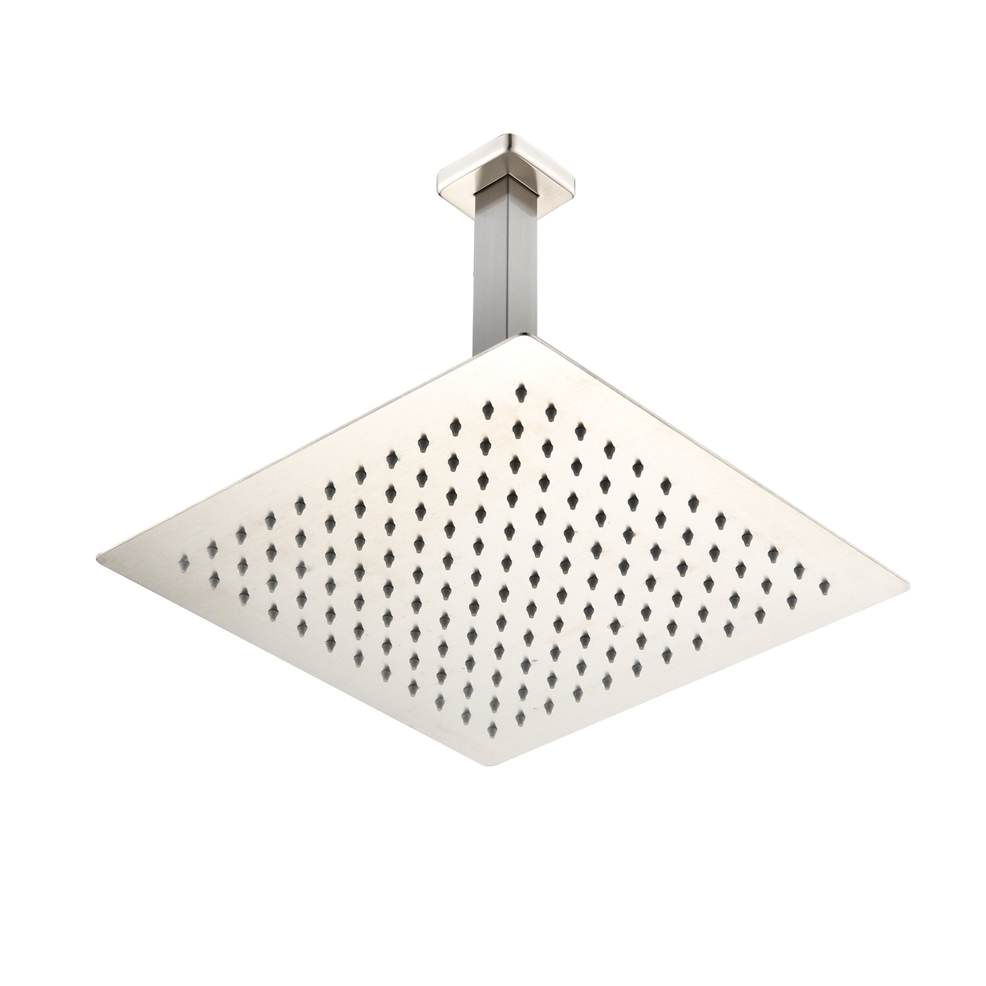 LavishLodge Ceiling Shower System Kit - 16" Head & Handheld, Brass ...