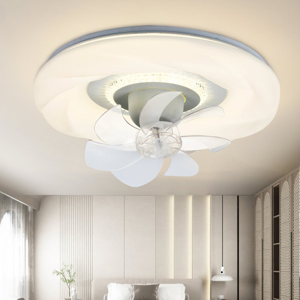 Wrought Studio Captiva 18in. Modern Dimmable Ceiling Fan, 6-speed ...