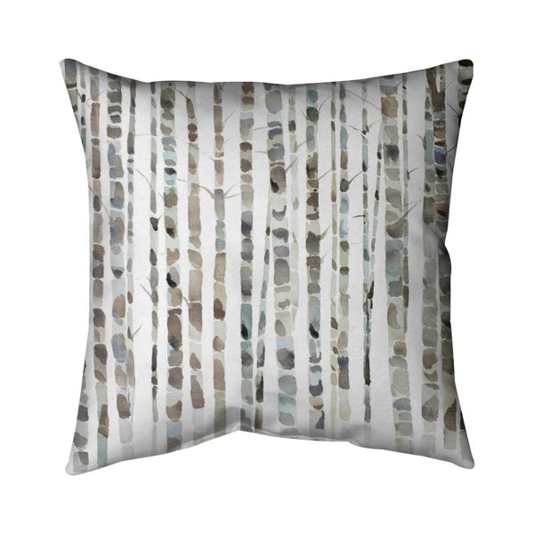 Begin Edition International Inc. Watercolor birch tree forest - 16"x16 ...