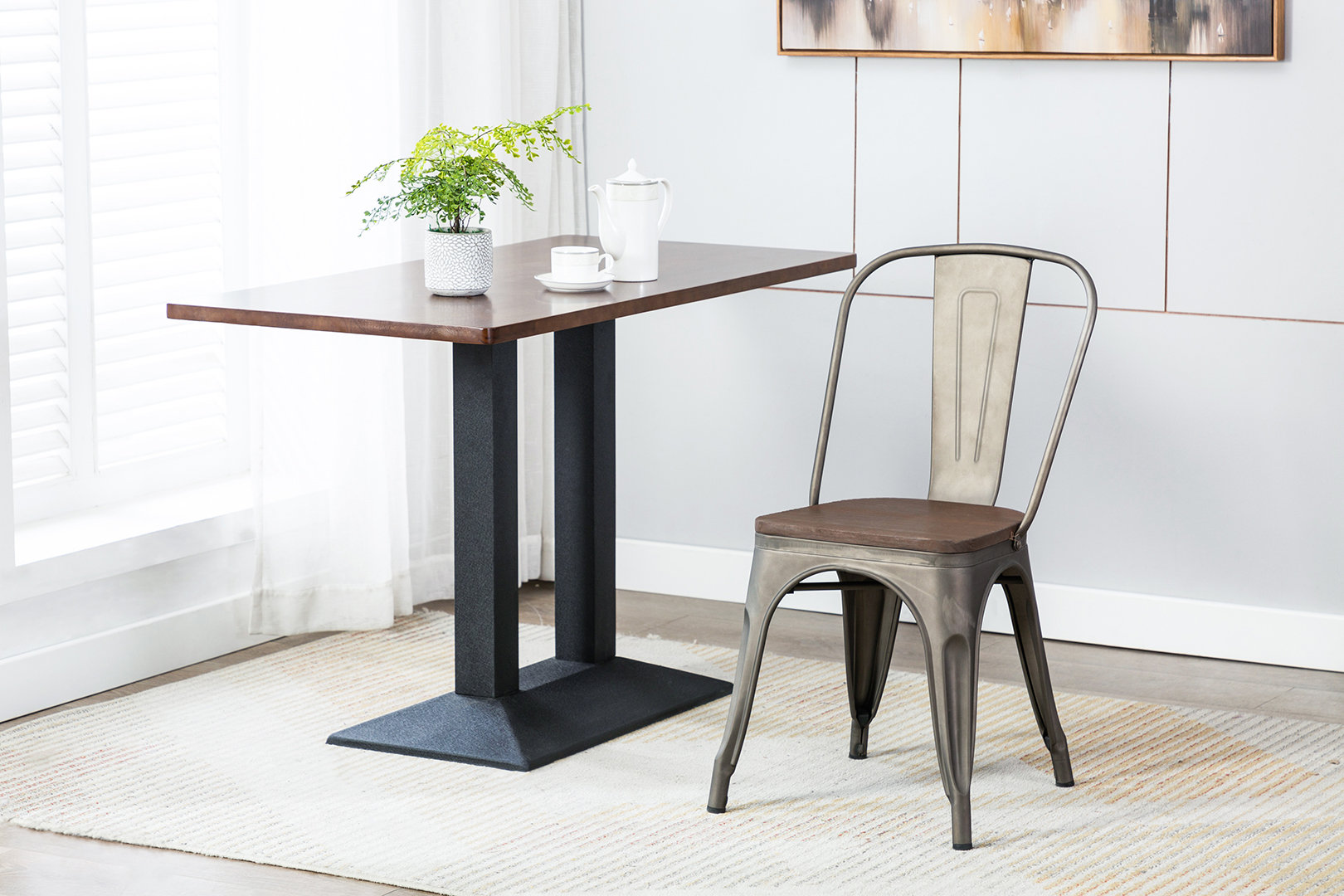 Williston Forge Yancey Stacking Patio Dining Chair & Reviews | Wayfair