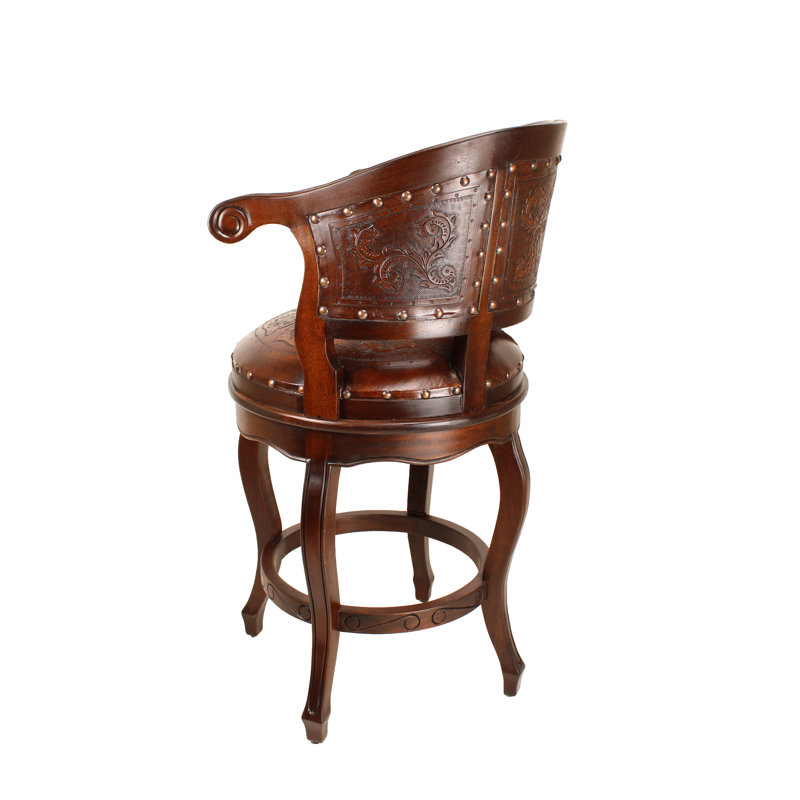New World Trading Colonial 30" Swivel Bar Stool | Perigold