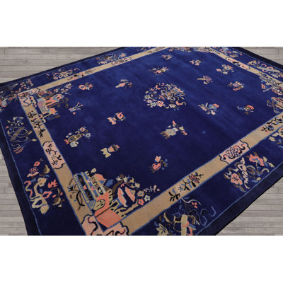 Red Barrel Studio® Multi Size Camel Hand Tufted Chinese Art Deco ...