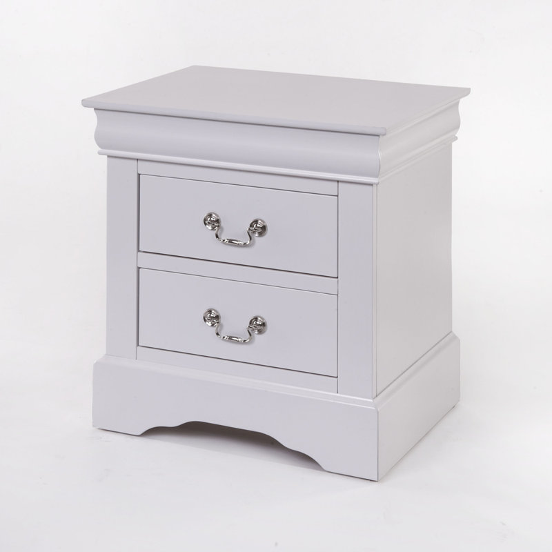 Lark Manor™ Jakob Nightstand with Storage Drawer & Metal Handles | Wayfair