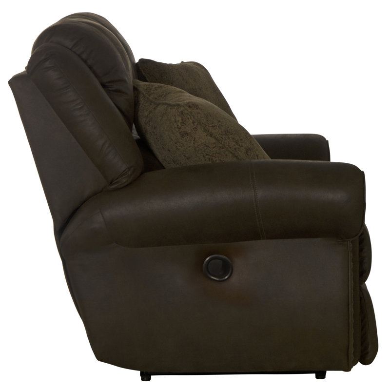 Red Barrel Studio® 66'' Upholstered Reclining Loveseat & Reviews | Wayfair